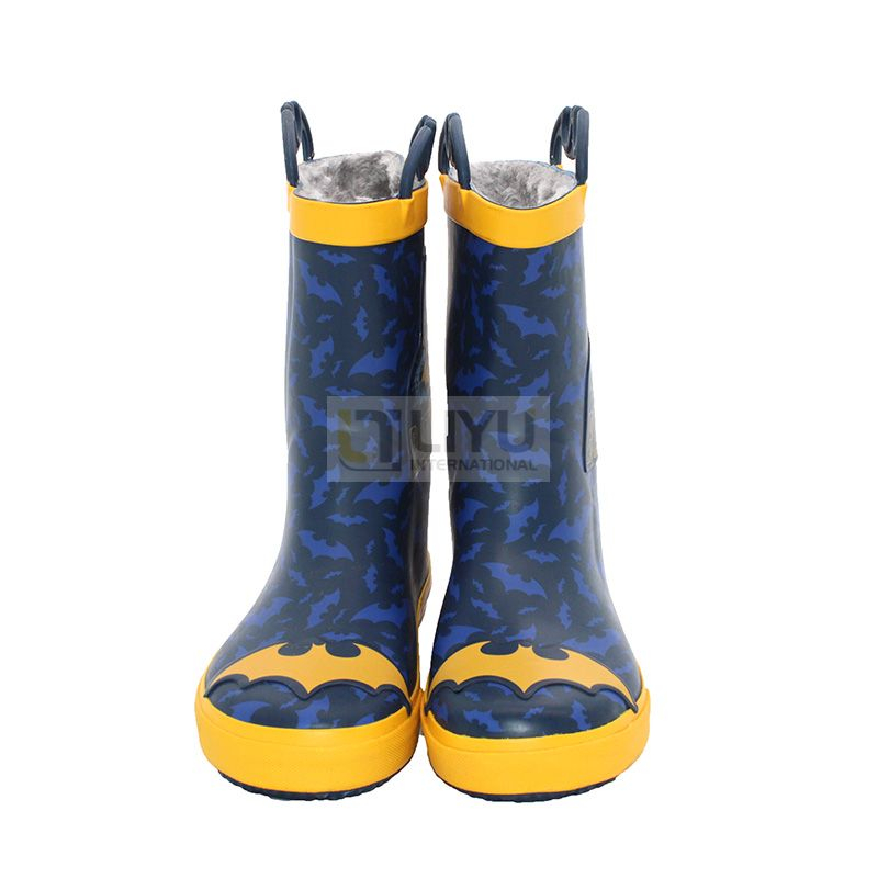Batman Kid Rain Boots Rubber Boots Boy's & Girl's Wellies Kids ...