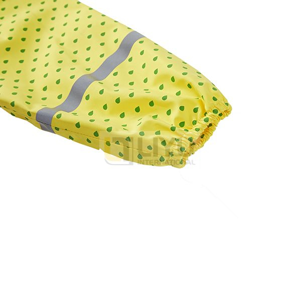 Kids Cartoon Overalls Rainsuit One-piece Rain coat Hooded Rainwear