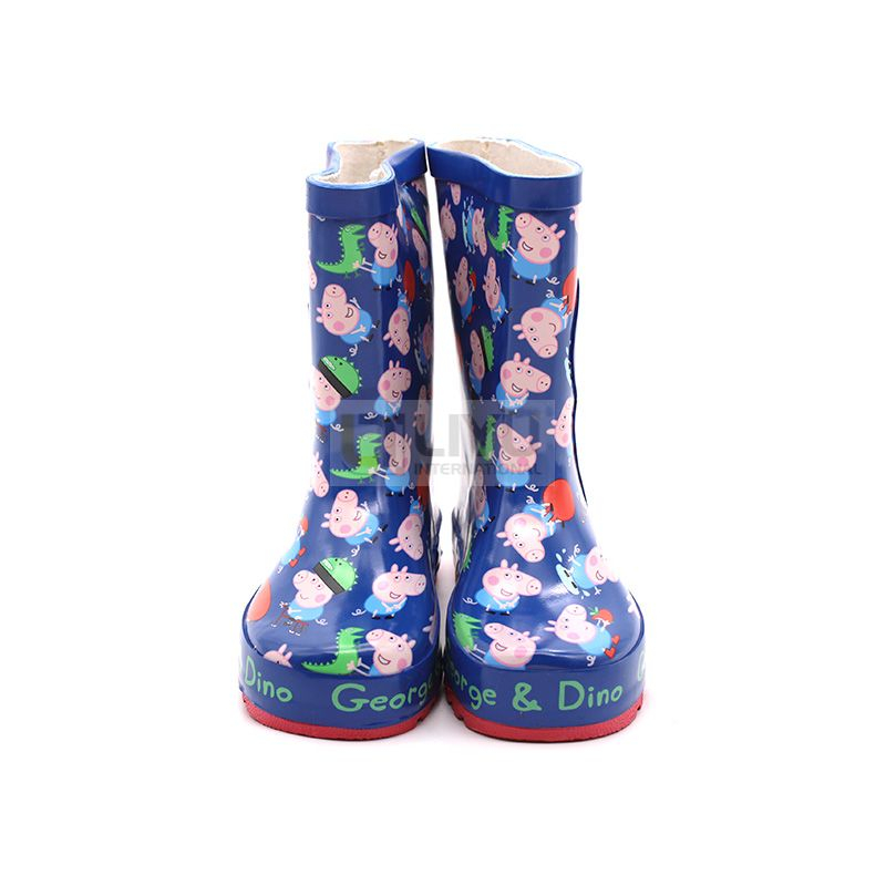Peppa Pig Rubber Boots George Pig & Dinosaur Boy's & Girl's Wellies ...